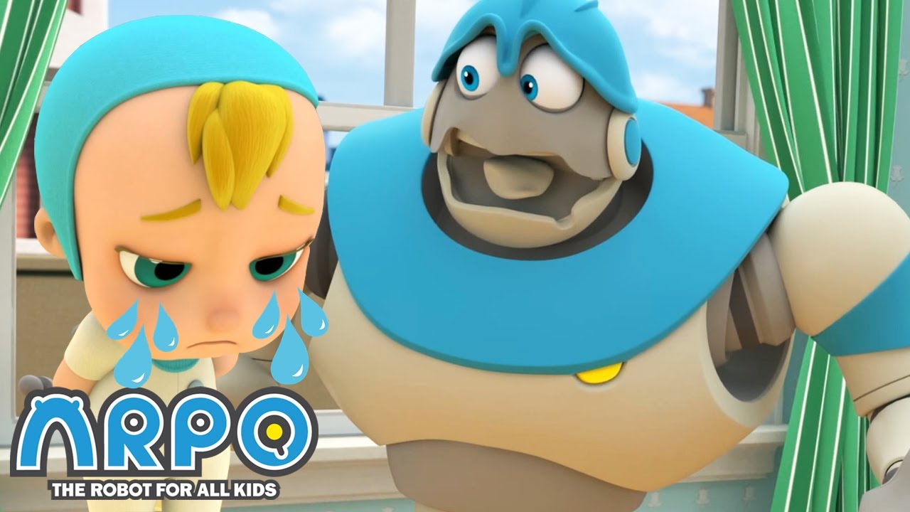 Arpo the Robot | ARPO on Low BATTERY!!!! | NEW | Funny Cartoons for ...
