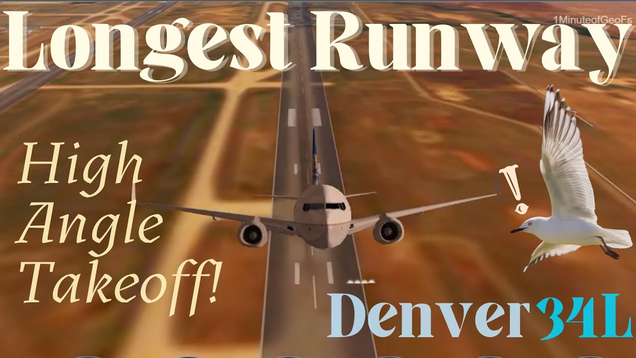 High Angle Takeoff from America's Longest Runway - YouTube