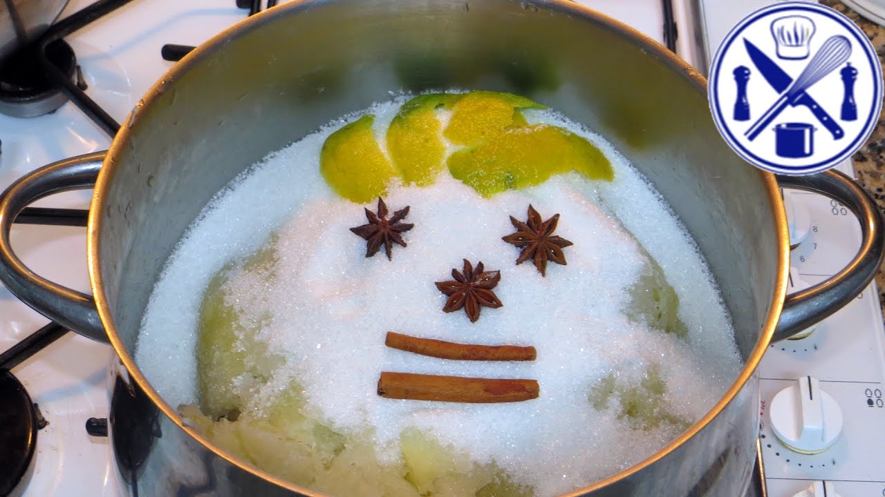 Receita de doce de gila (abóbora gila) - YouTube