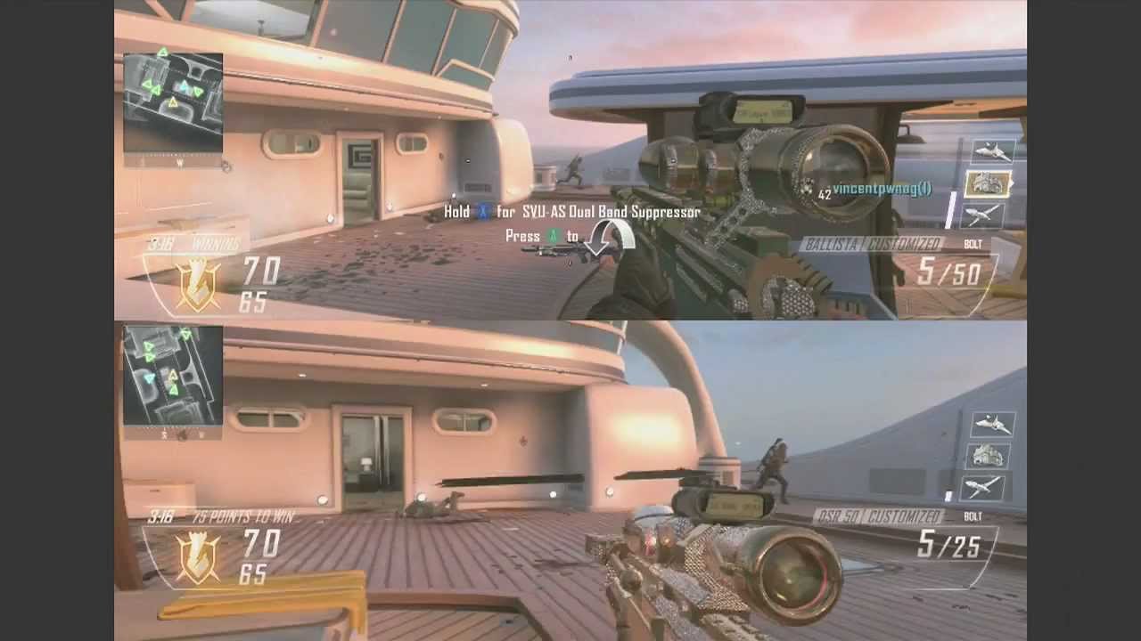 BLACK OPS 2 | HIJACKED | GAMEPLAY | SPLIT SCREEN - YouTube
