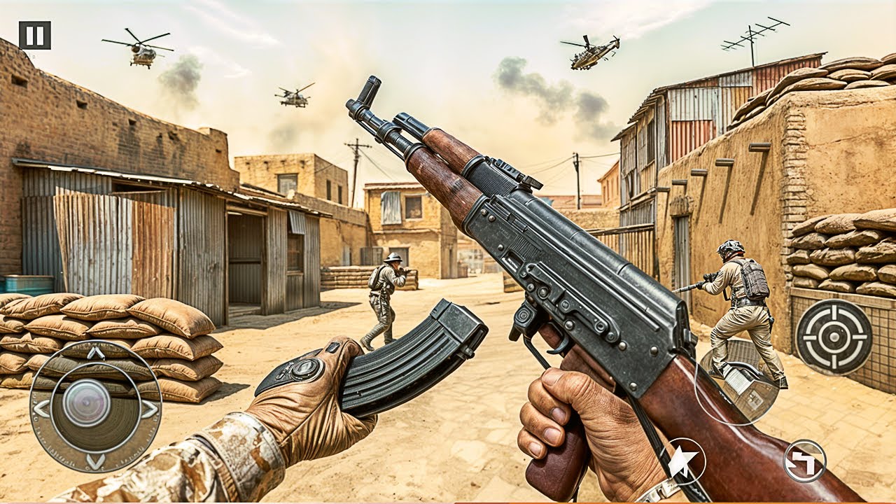FPS Gun Shooting Gun Games 3D #01 | Intense Mobile Gun Battle Gameplay ...