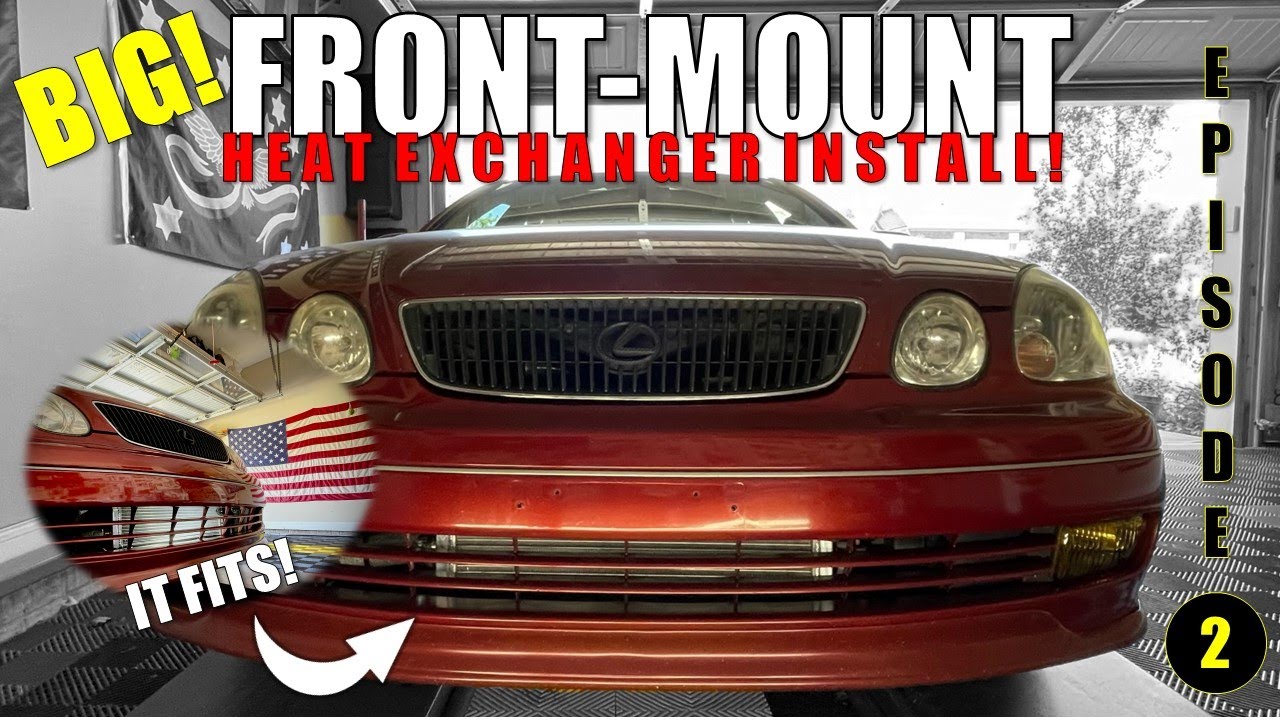 Intercooling my boosted LEXUS GS400! (W2A heat exchanger added) - YouTube