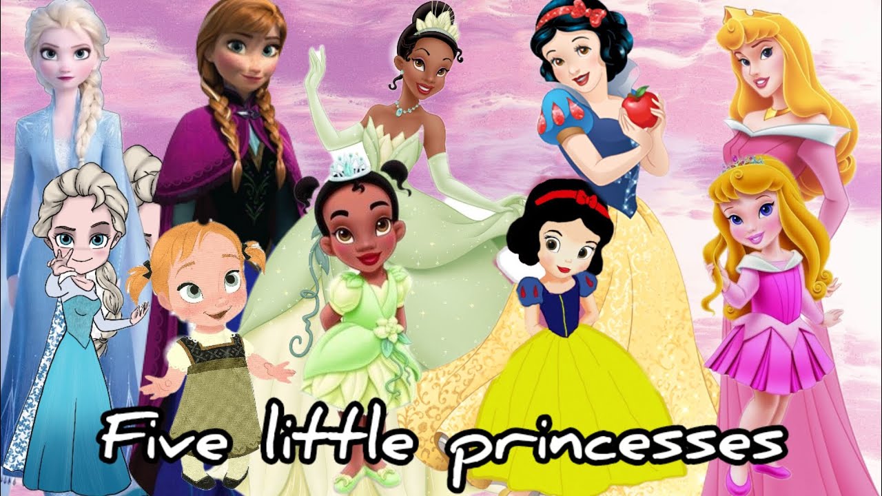 Five little princesses | Nursery rhyme | *for kid's* - YouTube