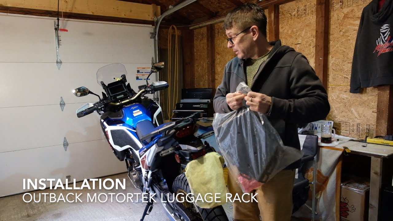 Installation, luggage rack - YouTube