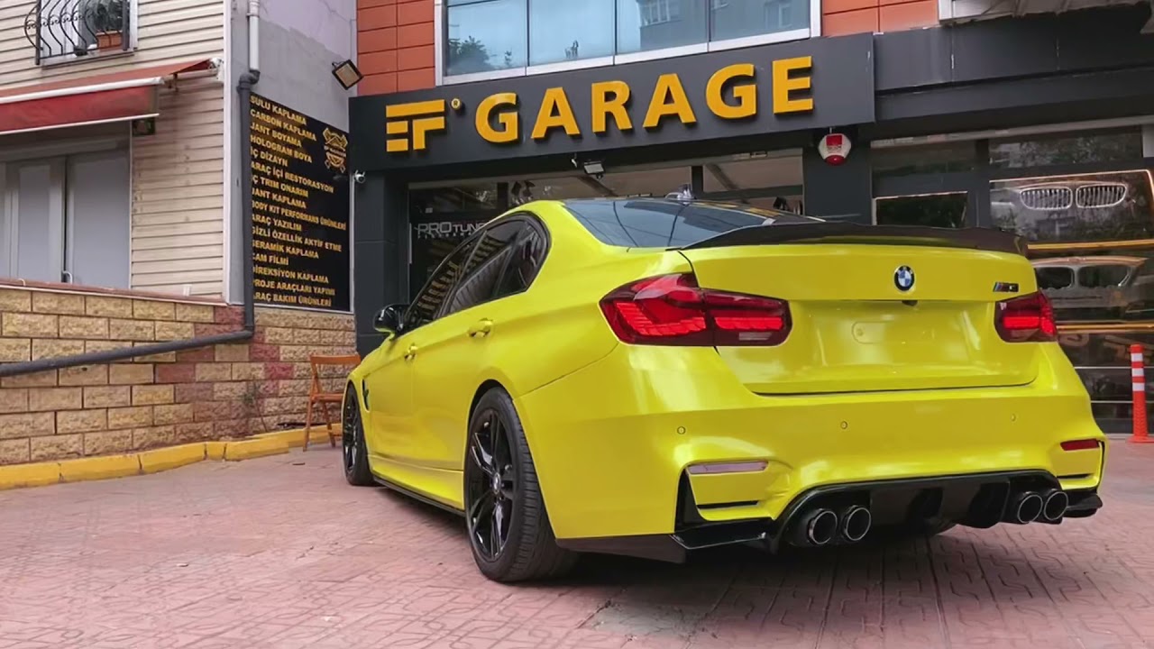 BMW f30 komple f80 m3 dönüşüm - YouTube