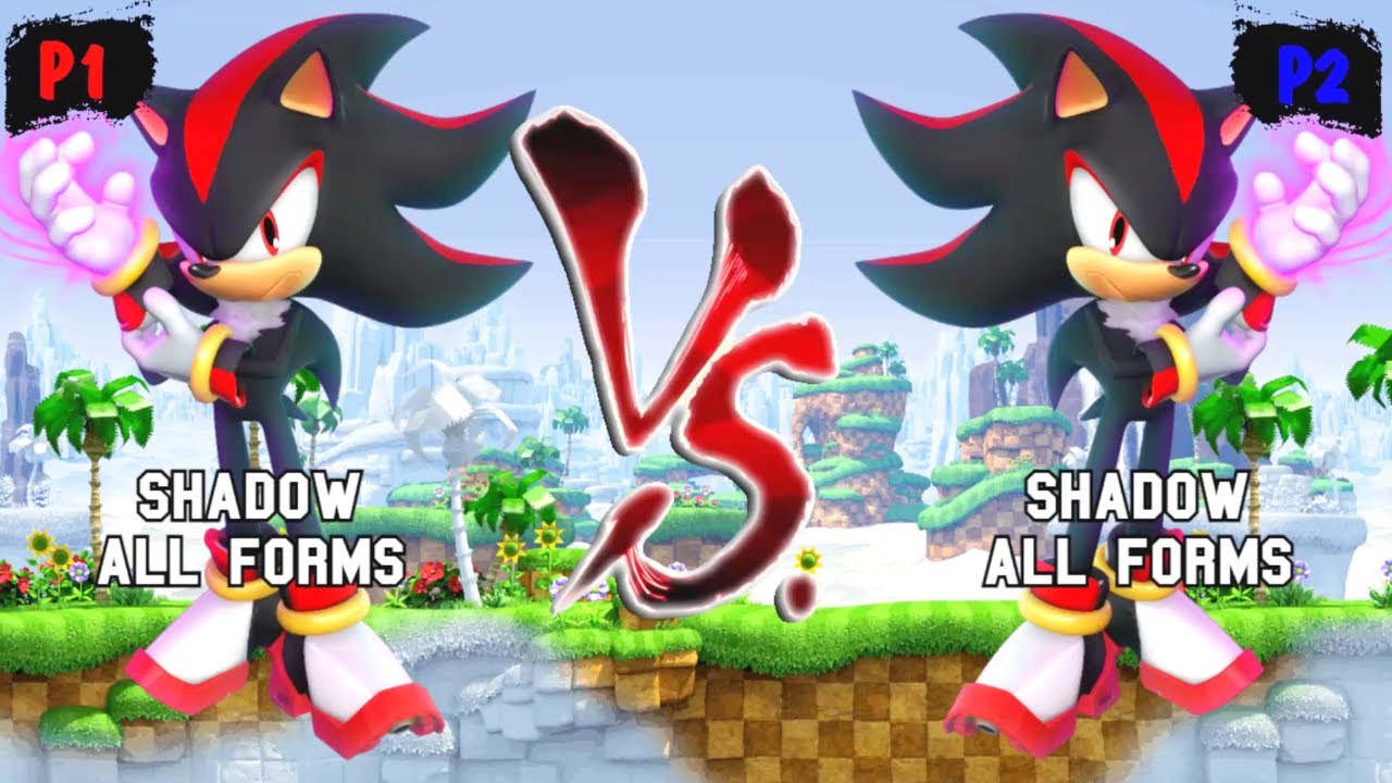 2 Shadow all forms VS 2 Shadow all forms I Sonic Battle JUS MUGEN v4 ...