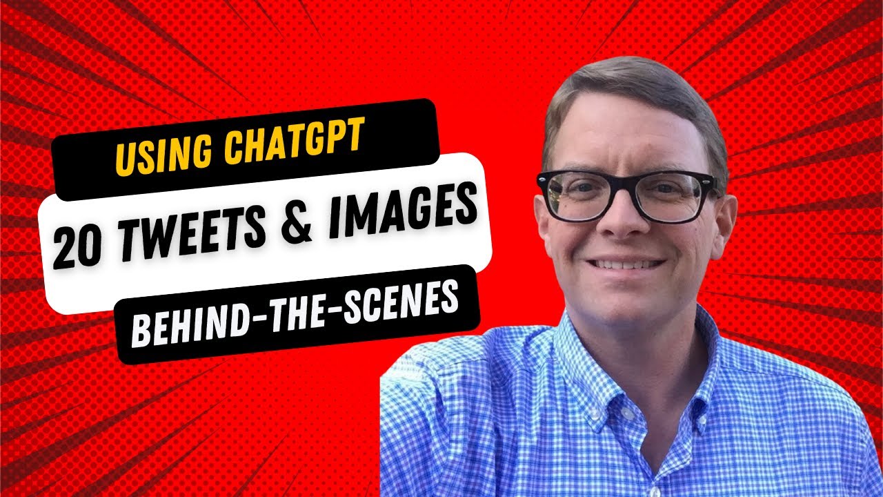 Create 20 tweets with AI image behind-the-scenes - YouTube