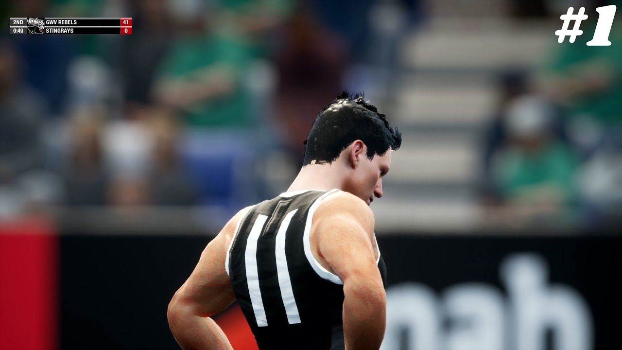 AFL Evolution 2 - GIVE ME THE BALL - Career #1 - PS4 Gameplay - YouTube