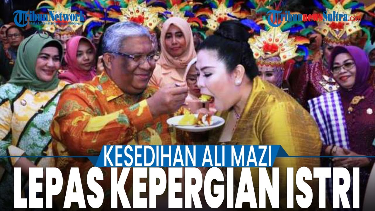 Kesedihan Gubernur Sultra Ali Mazi Ditinggalkan Istri Agista Ariany ...