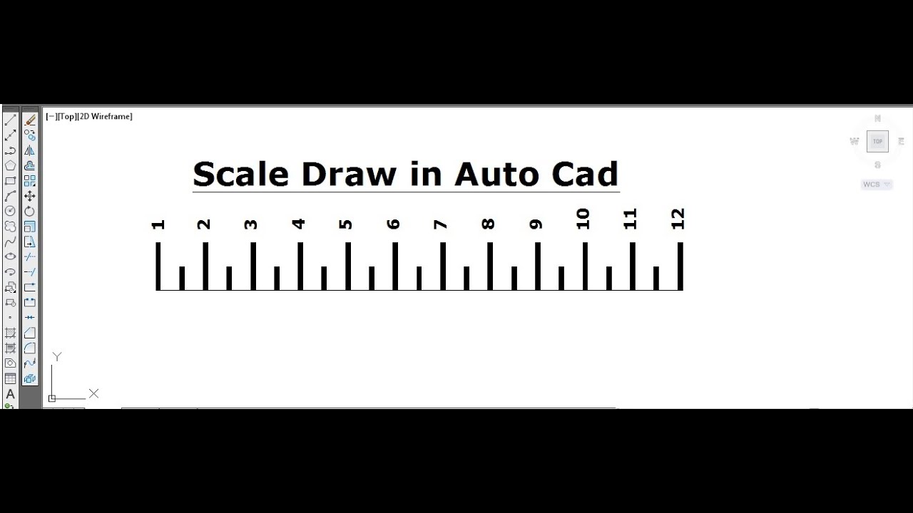 Scale Draw in Auto Cad - YouTube