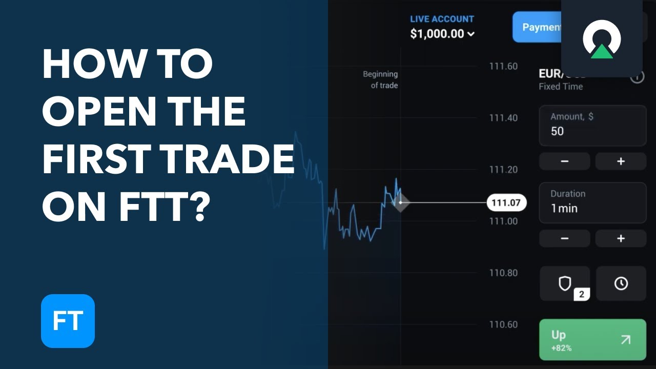 How to open the first trade on FTT? | OLYMP TRADE - YouTube