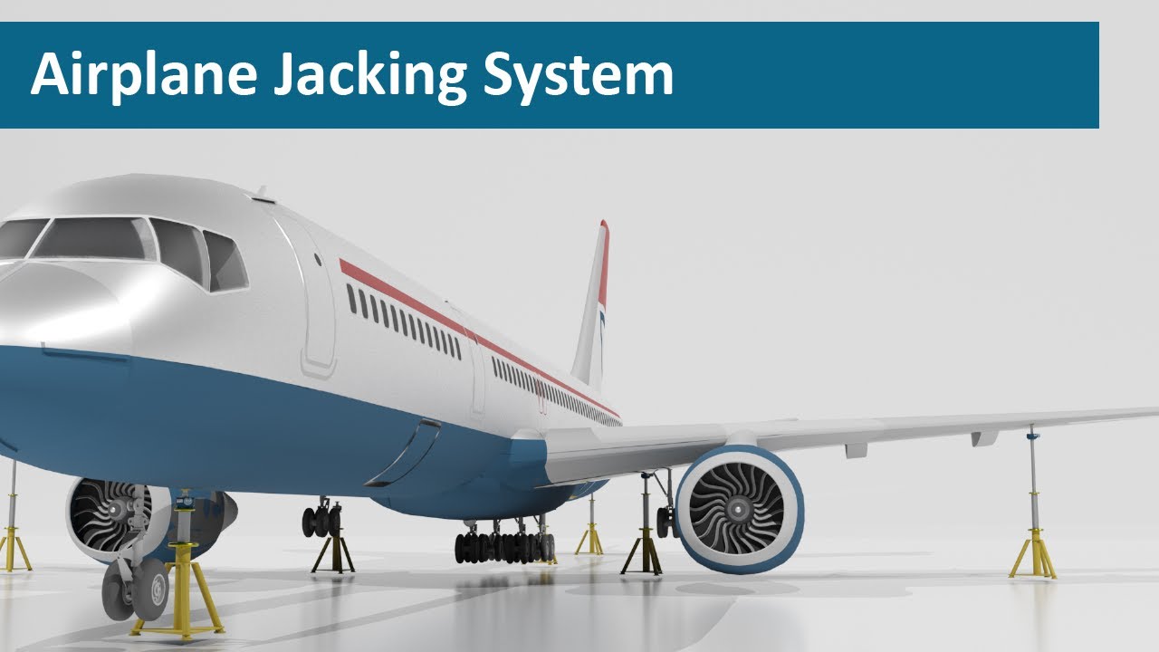 Airplane Jacking System Animated Application Note - YouTube