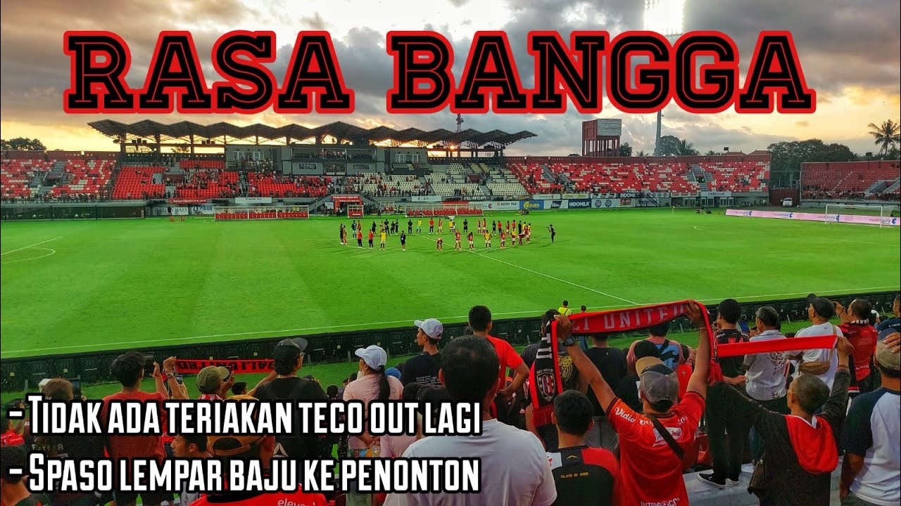 Anthem Rasa Bangga, Bali United vs Dewa United - YouTube