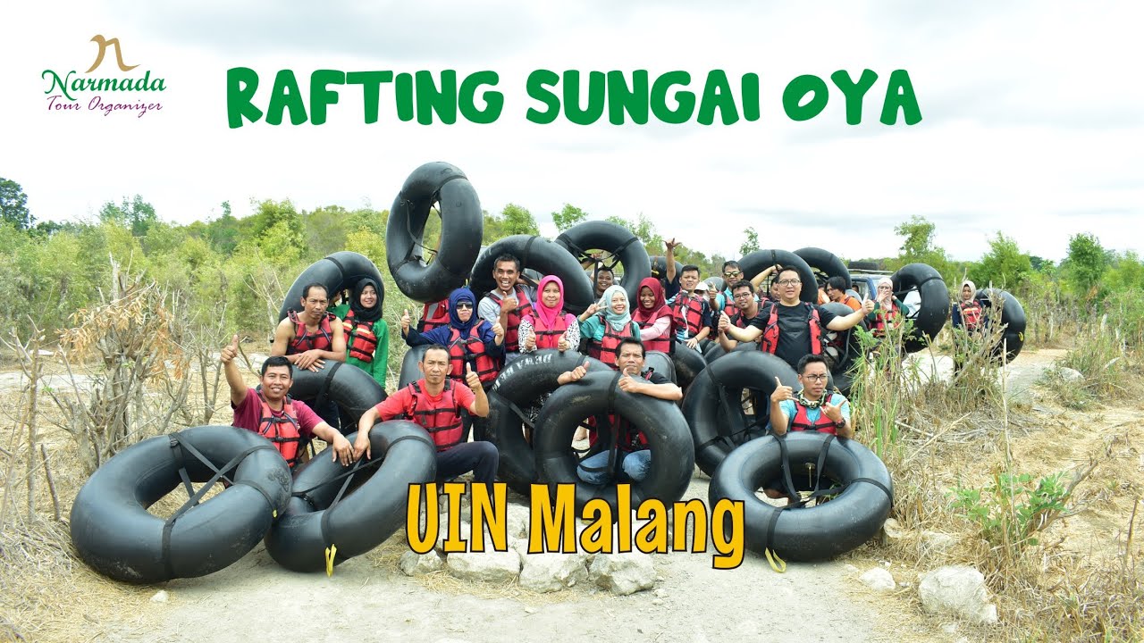 River Tubing di Sungai Oya Gunungkidul - YouTube