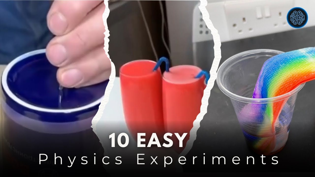 10 Easy Physics Experiments You Can Do at Home! - YouTube