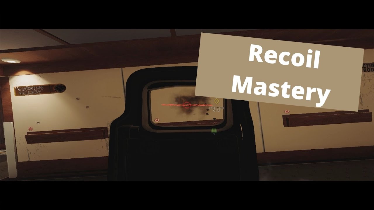 Rainbow Six... "Zero" SMG-12 Recoil - YouTube