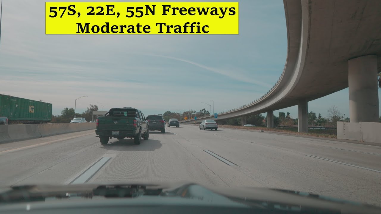 57S, 22E, 55N Freeways Moderate Traffic (I) 1-22-25 - YouTube