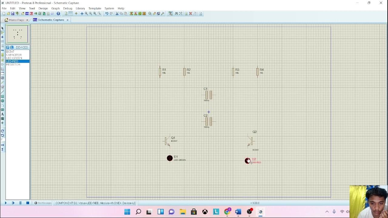 BUAT RANGKAIAN FLIP FLOP DI APLIKASI PROTEUS 8 FROFESSIONAL - YouTube