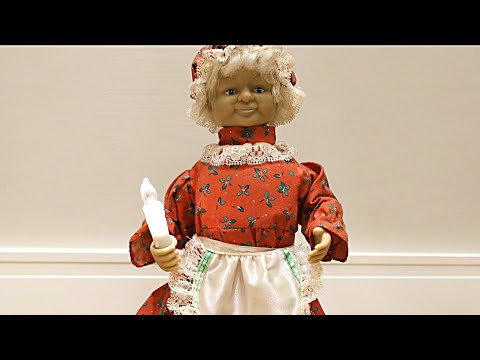 Vintage, Motion-ette™ Mrs. Claus with Candle (all melodies)