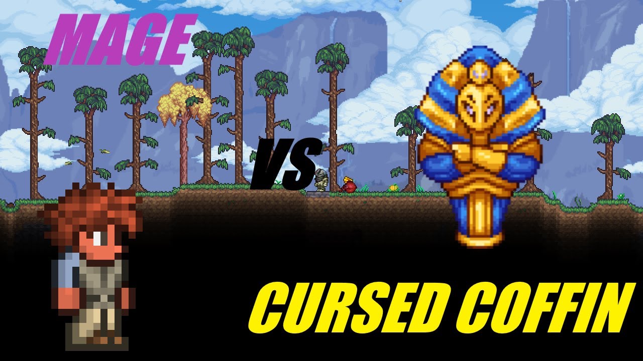 Terraria Calamity Mage VS Cursed Coffin - YouTube