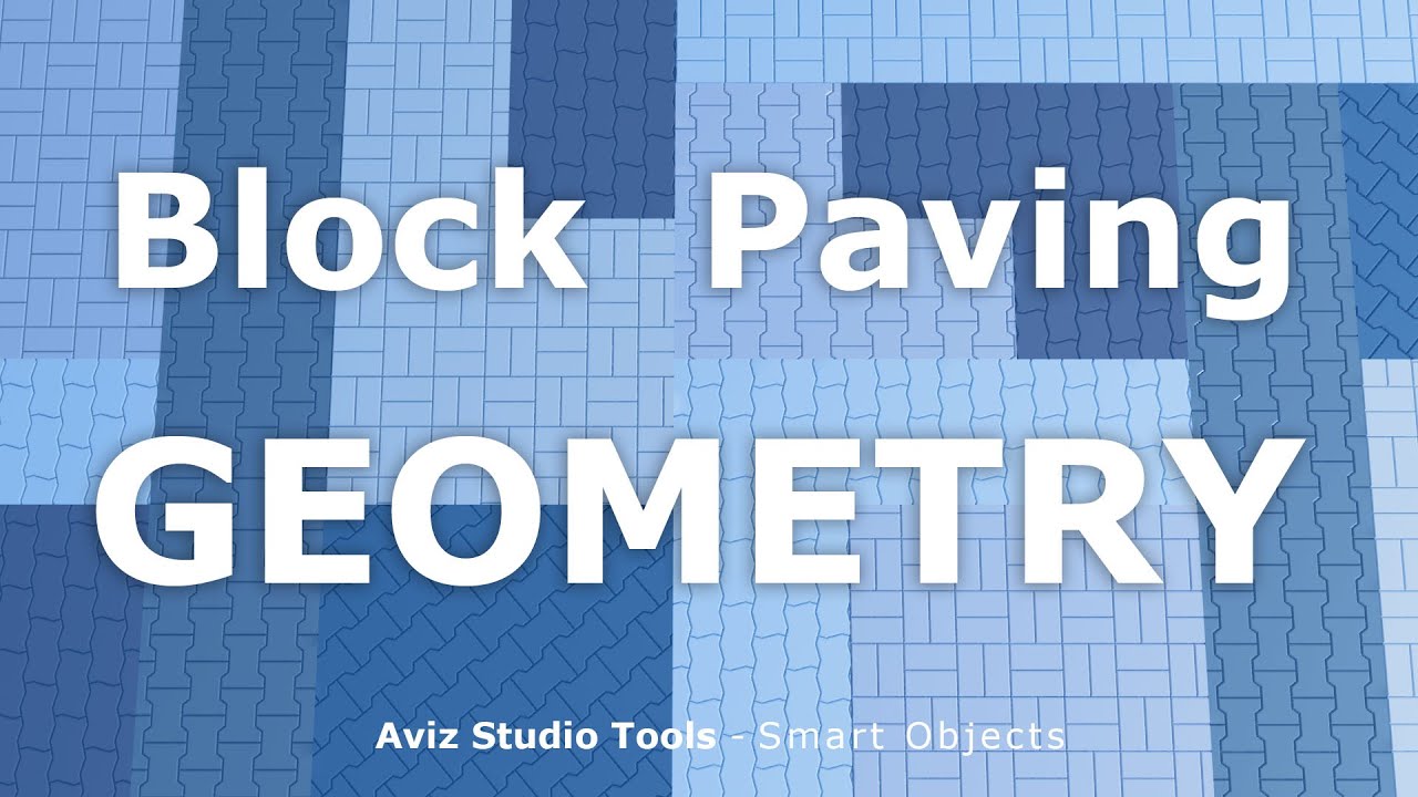Block Paving - Aviz Studio Tools - SMART OBJECTS - YouTube