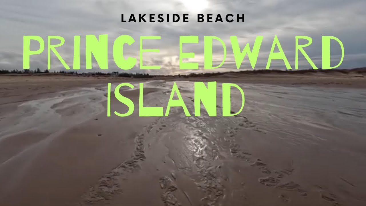 Walking Lakeside Beach On PEI In December - YouTube