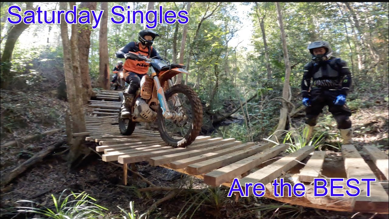 Tagging along for a beginners ride.. awesome trails - YouTube