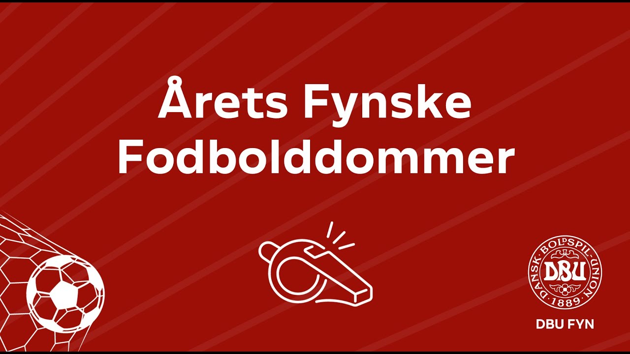 Årets Fynske Fodbolddommer 2023: De nominerede er... - YouTube