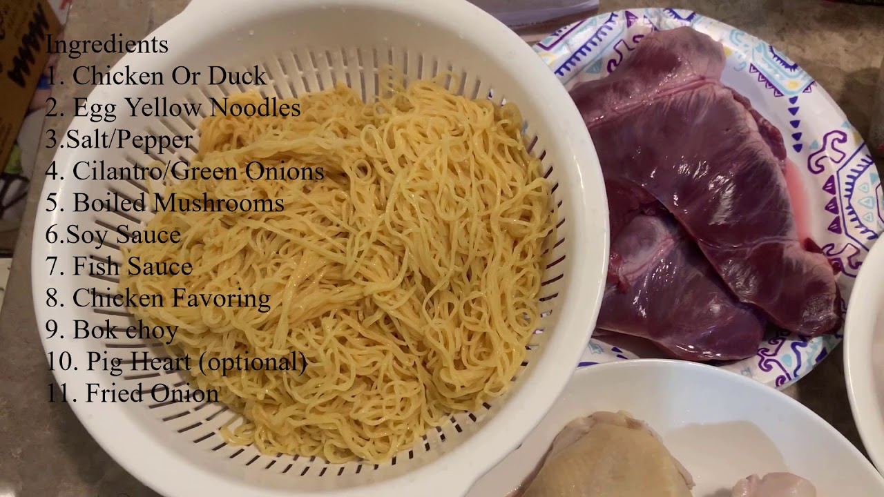 Vietnamese Fried Duck Chicken Noodle - YouTube