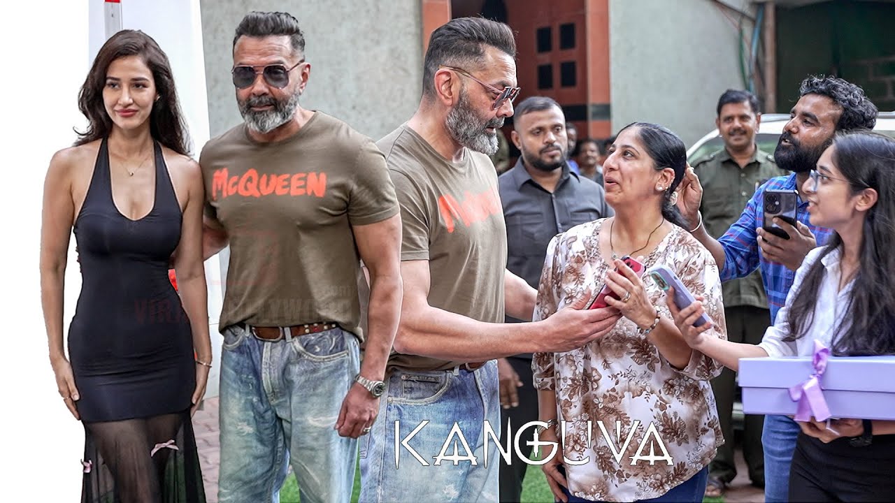 Bobby Deol and Disha Patani Promote Kanguva Movie Together, Fans Love ...
