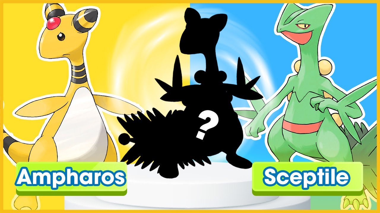 Pokemon Fusion | Ampharos + Sceptile | pokemon infinite fusion ...