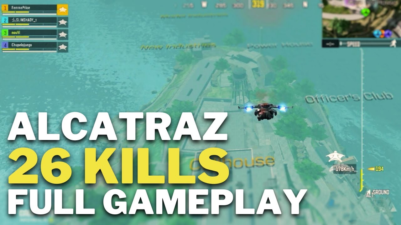 26 KILLS IN BATTLE ROYALE ALCATRAZ | FULL GAMEPLAY | CALL OF DUTY ...