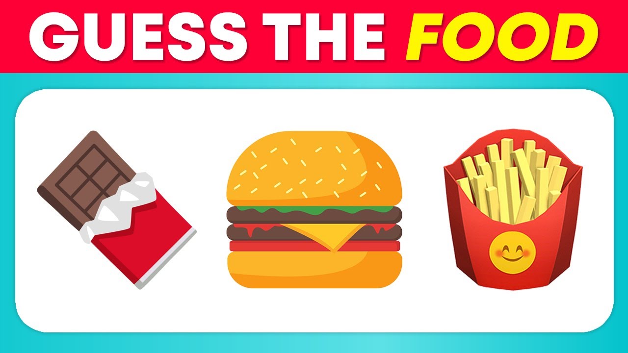 Can You Guess The Food by Emoji in 3 Seconds? | Food Emoji Quiz - YouTube