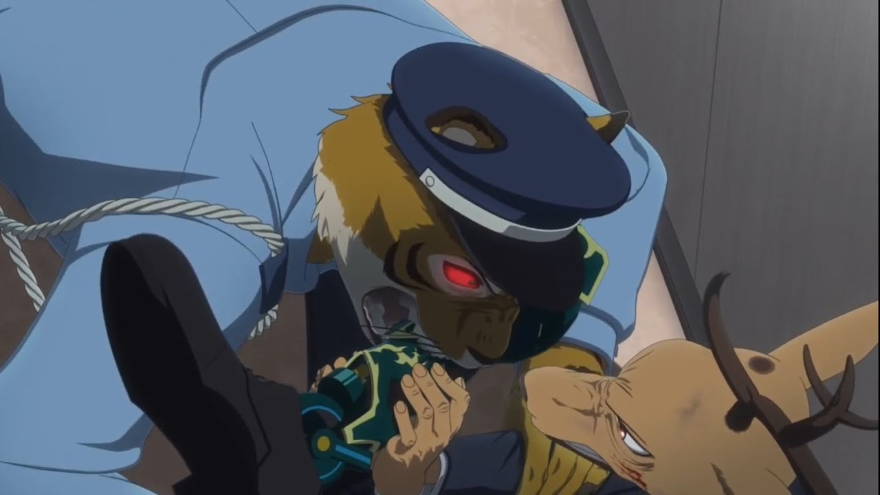 Louis fights a drugged Tiger | Beastars Season 3 | English Dub - YouTube