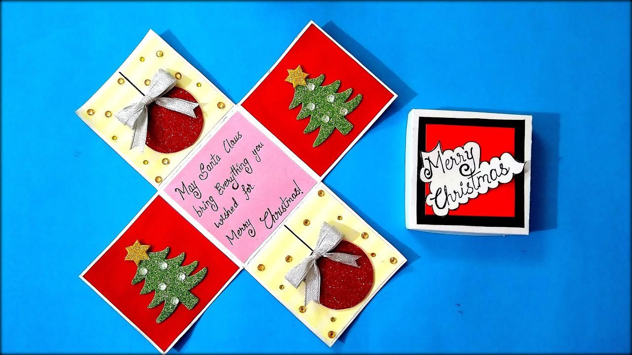 DIY Christmas Greeting Card | How to make Christmas Card | Simple ...