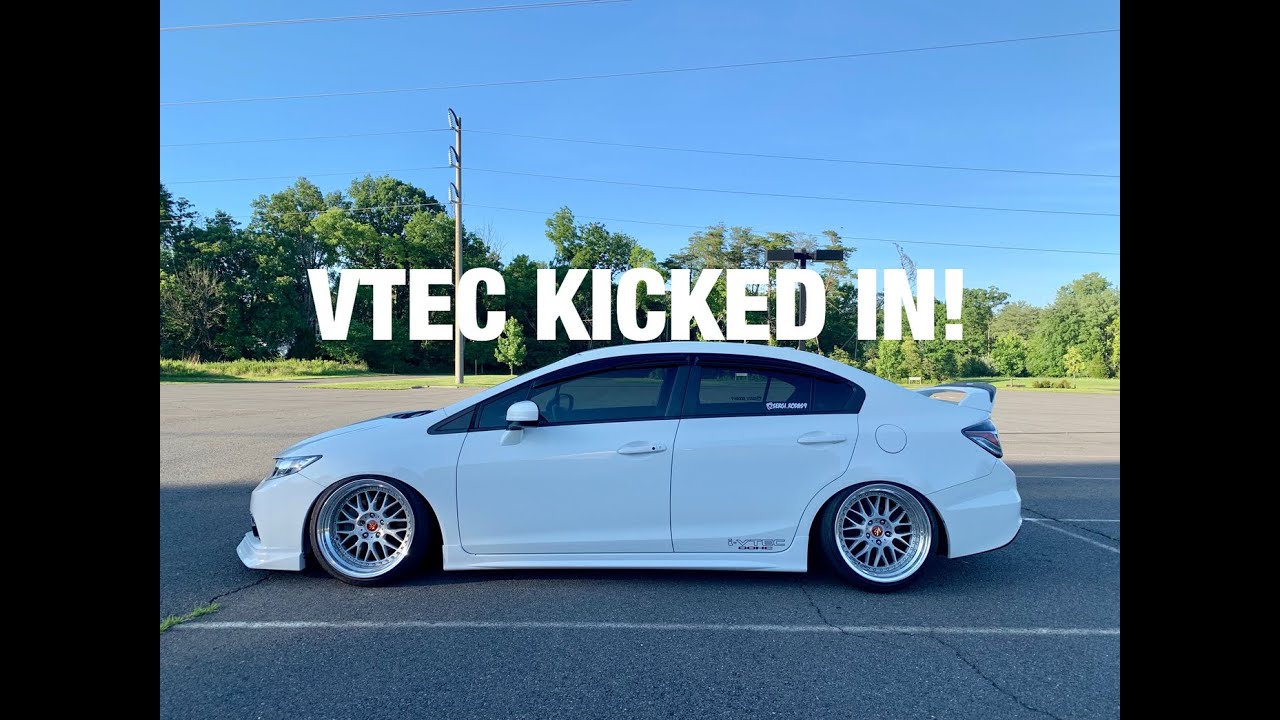 Bagged Civic // Back Road POV Drive - YouTube