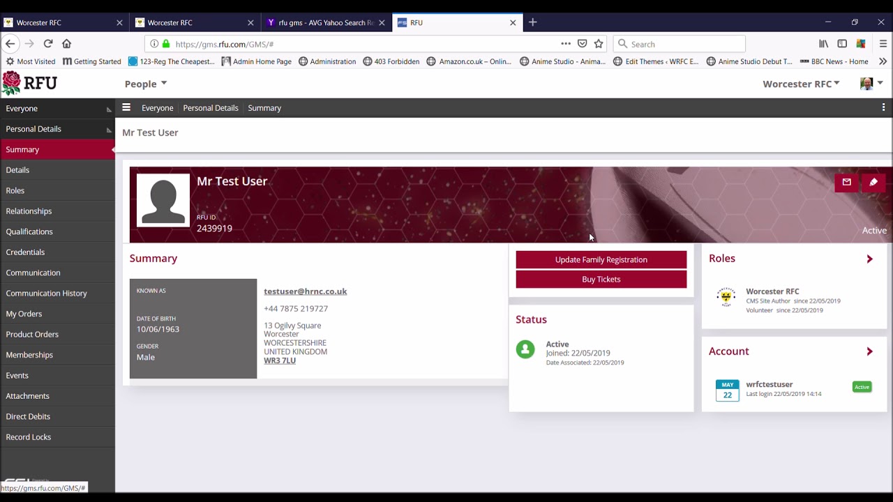 How to give web access permissions to a user on GMS - YouTube
