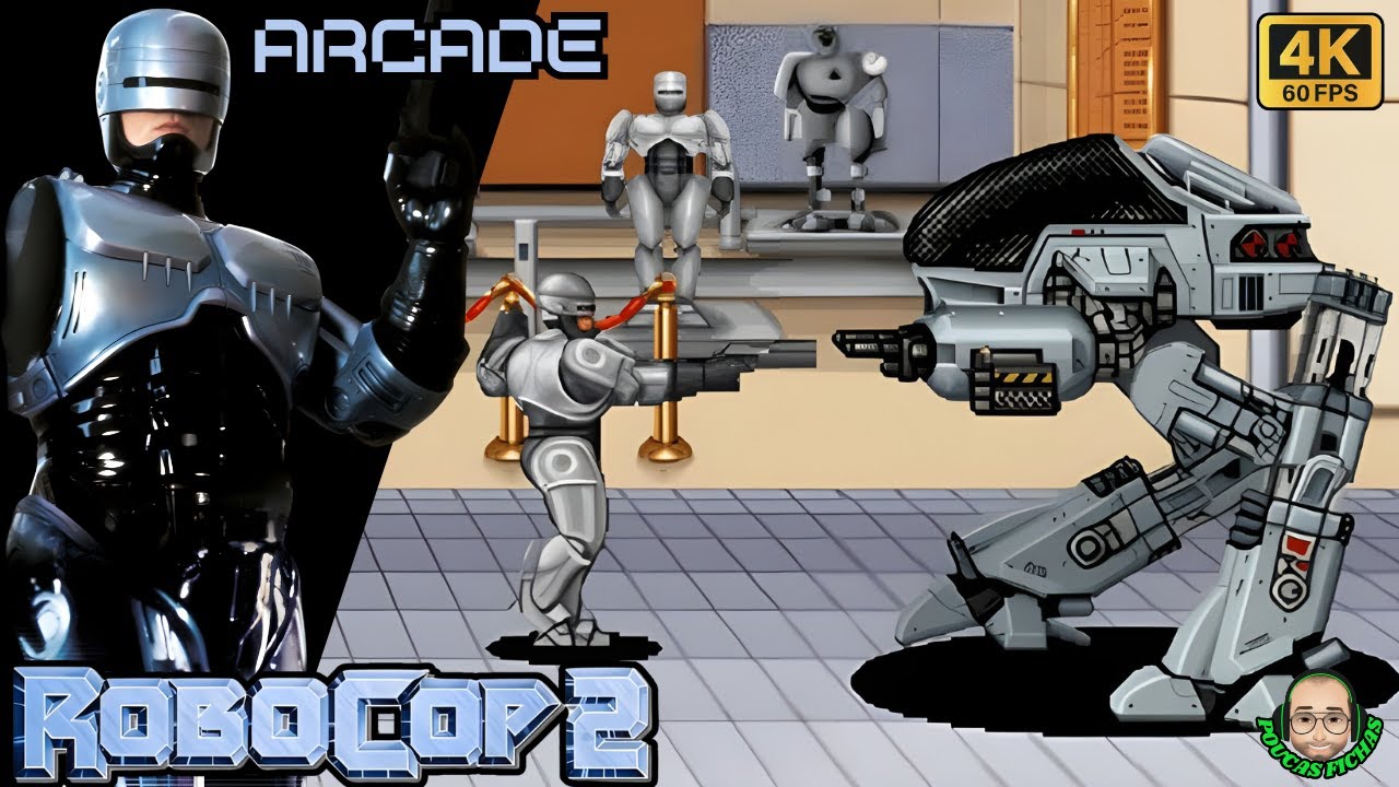 ROBOCOP 2 ( ARCADE / 1991 ) GAMEPLAY / NO DEATH - 4K HD 60 FPS 🔴 - YouTube
