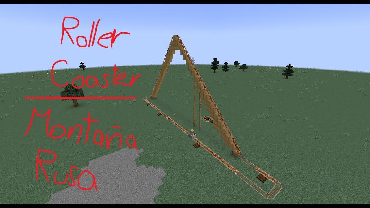Tutorial de montaña rusa de Minecraft / Minecraft Roller Coaster Tutorial | Maemaecmv - YouTube
