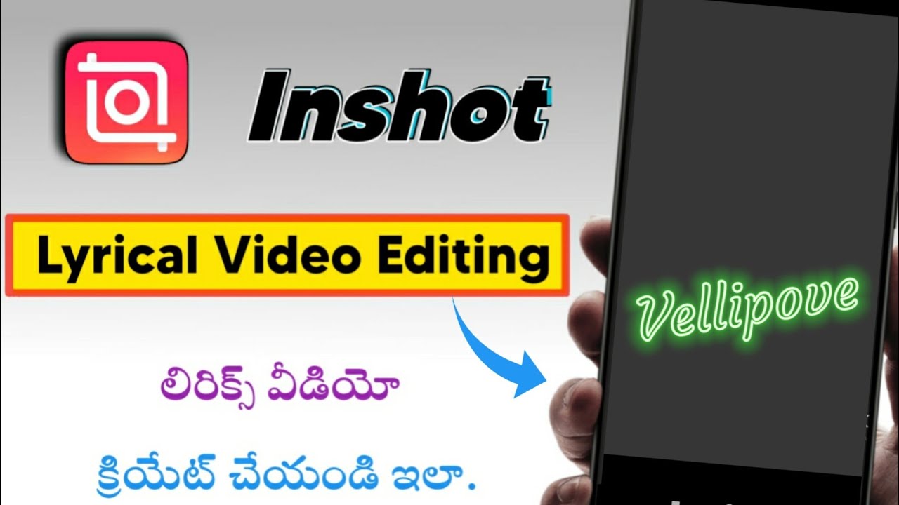 Inshot Lyrics video editing | Inshot video editing telugu - YouTube