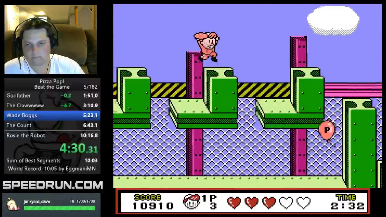 [NES] Pizza Pop! Former World Record 9:48 - YouTube