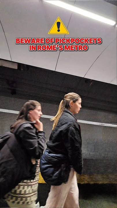 🔴 BEWARE: Pickpockets in Rome's Metro: How to spot and avoid them! #Viral #Pickpocket #Shorts ...