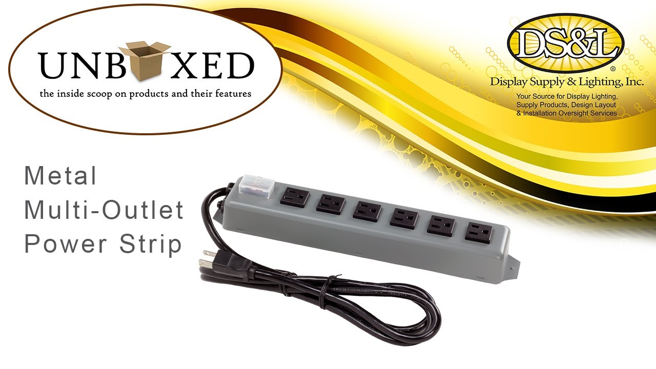 Metal Multi Outlet Strip - YouTube