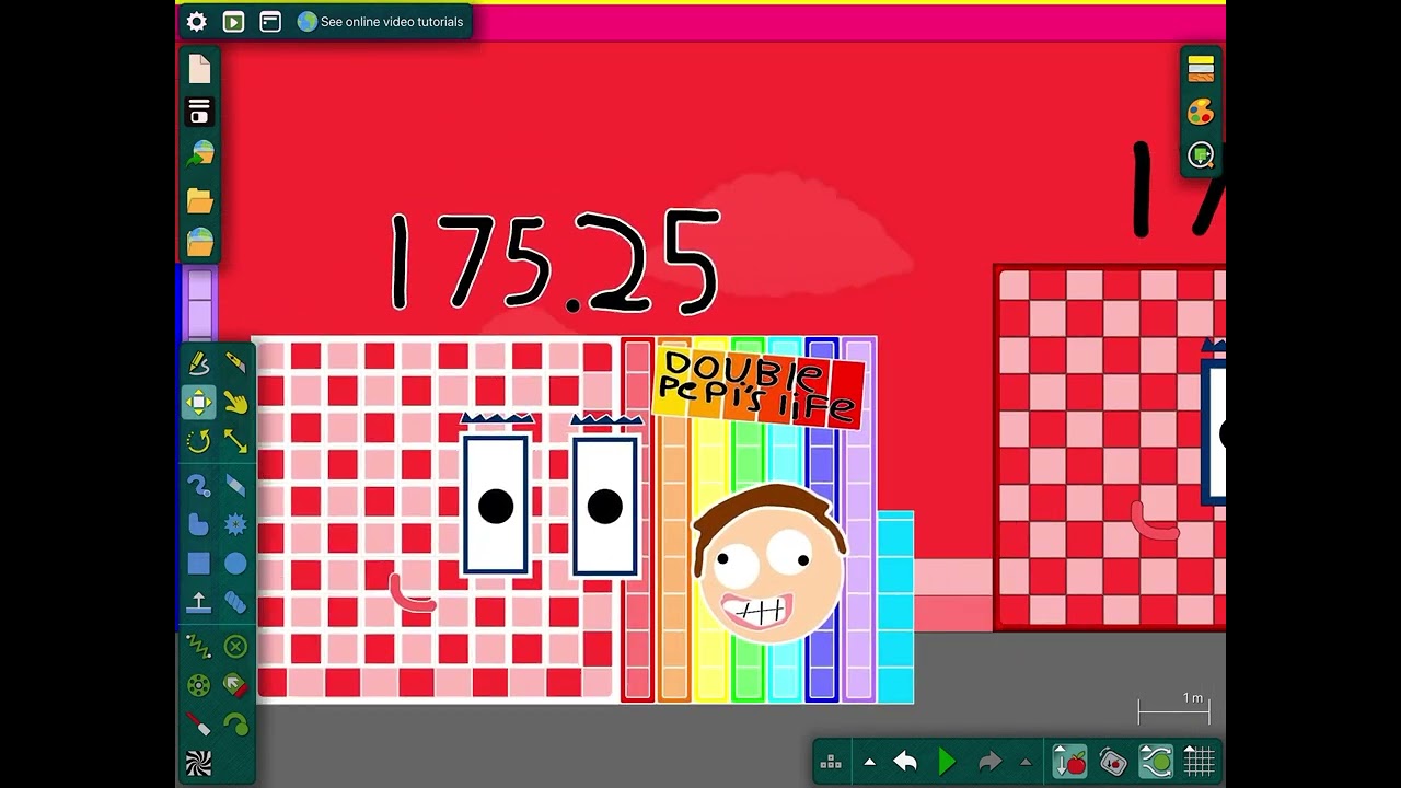 Numberblocks band eighths 0.125 to 100 (Part 119) (Part C) (Part 3 ...