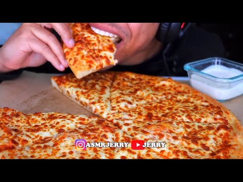 JERRY *BITES ONLY* CHEESE PIZZA ASMR - YouTube