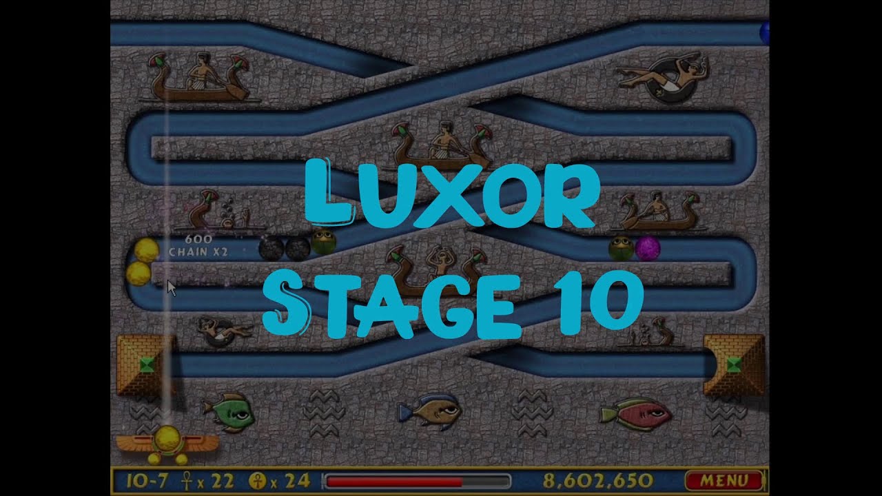Luxor Stage 10 // Luxor Gameplay Indonesia #10 - YouTube