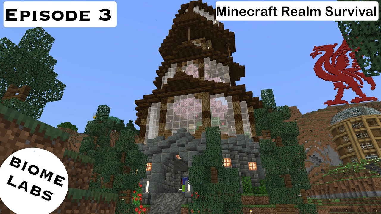 BUILDING a TERRARIUM | Minecraft Realm: Forever World [Ep. 3] - YouTube