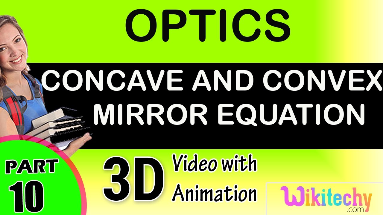 Concave and Convex Mirror Equation |Optics|class 12 physics subject ...
