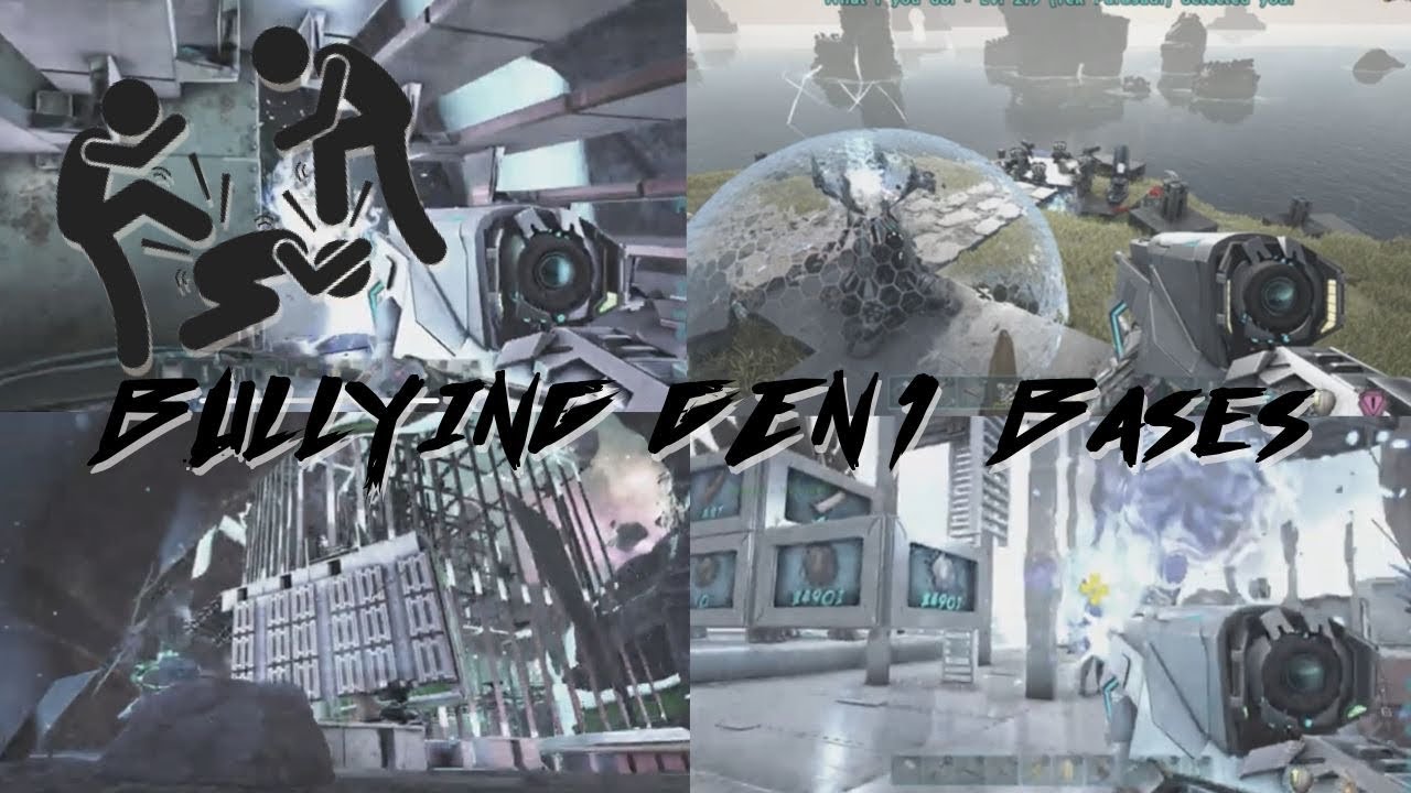 Bullying Gen 1 Bases / Ark Official PvP Ps5 - YouTube