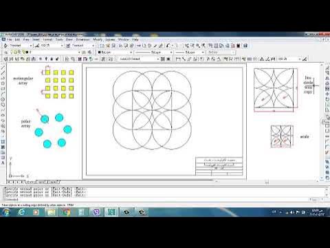 رسم شكل هندسي واستخدام مقياس الرسم - YouTube
